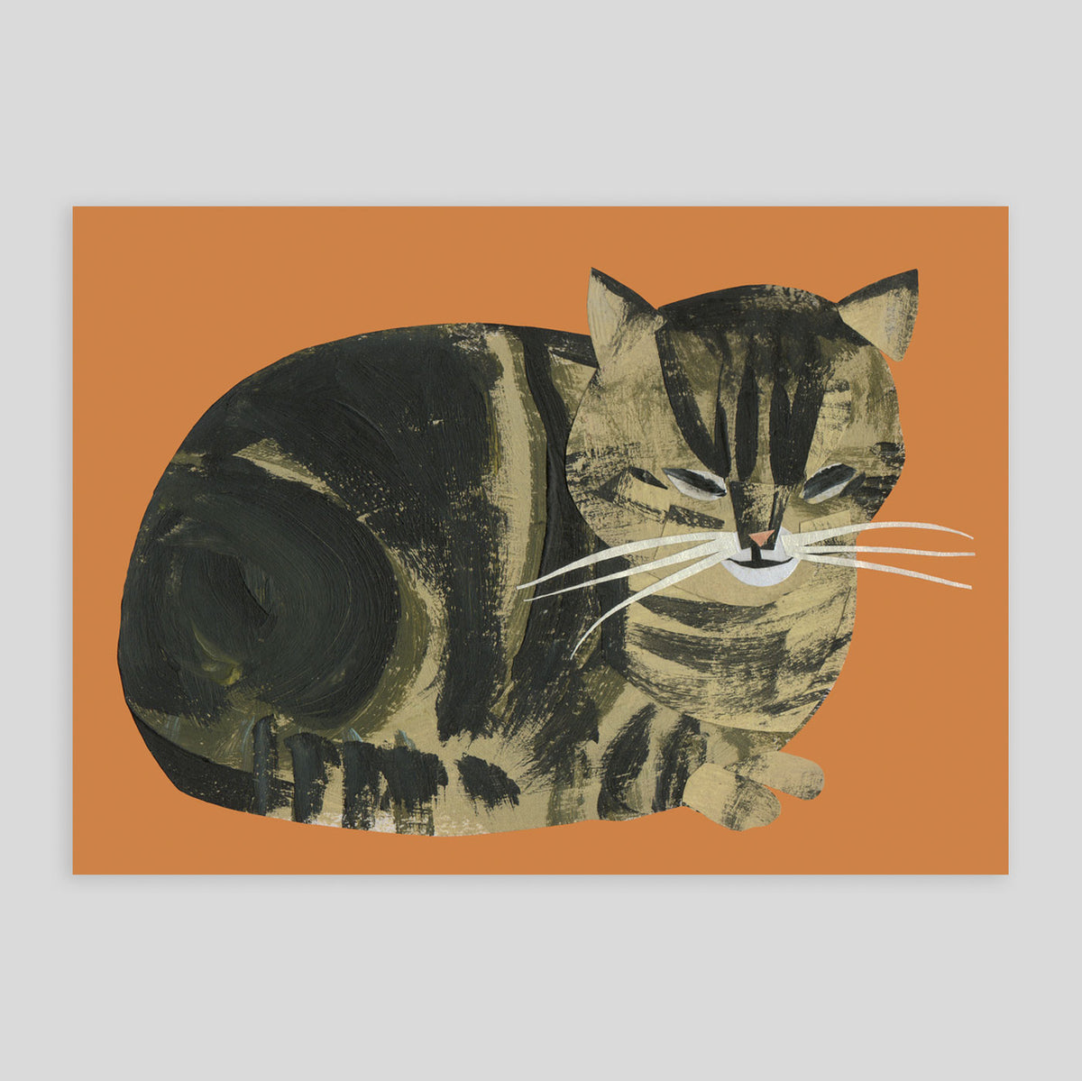 Clover Robin | 'Cat' card – Colours May Vary