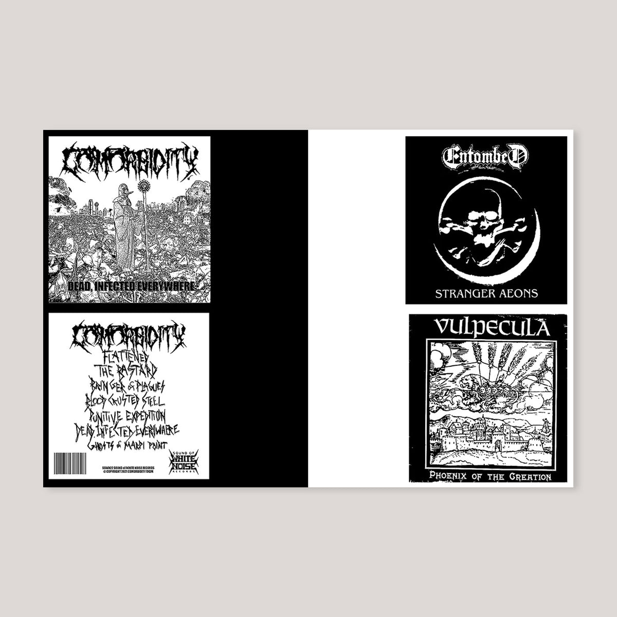 Death Metal Graphics 1980 - 2020| Masala Noir – Colours May Vary