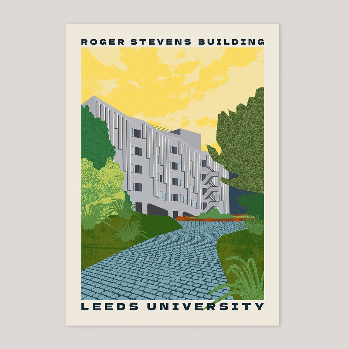 Roger Stevens Building A3 Print | Ellie Way – Colours May Vary