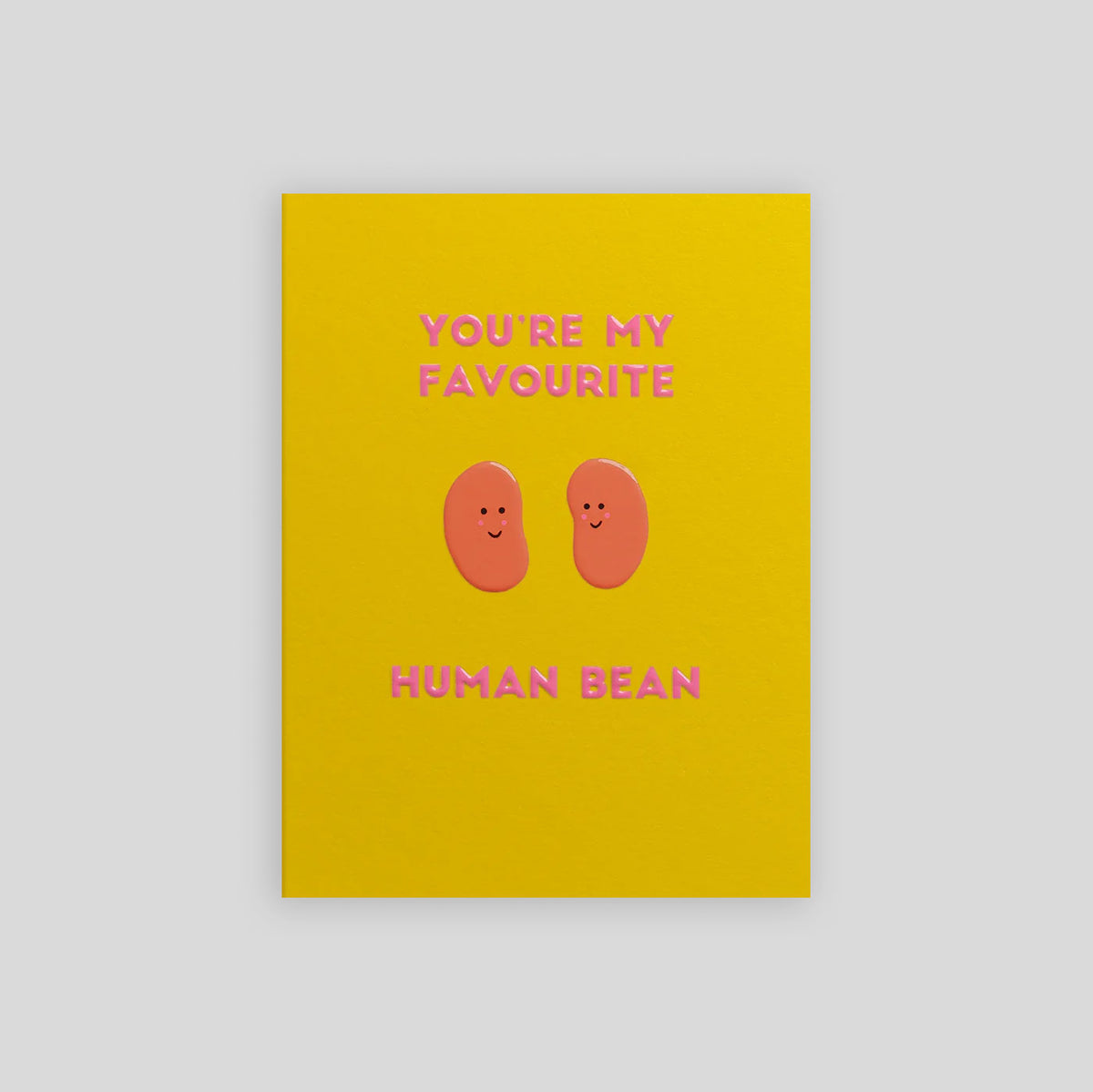 Naomi Wilkinson for Lagom | Favourite Human Bean Card – Colours May Vary