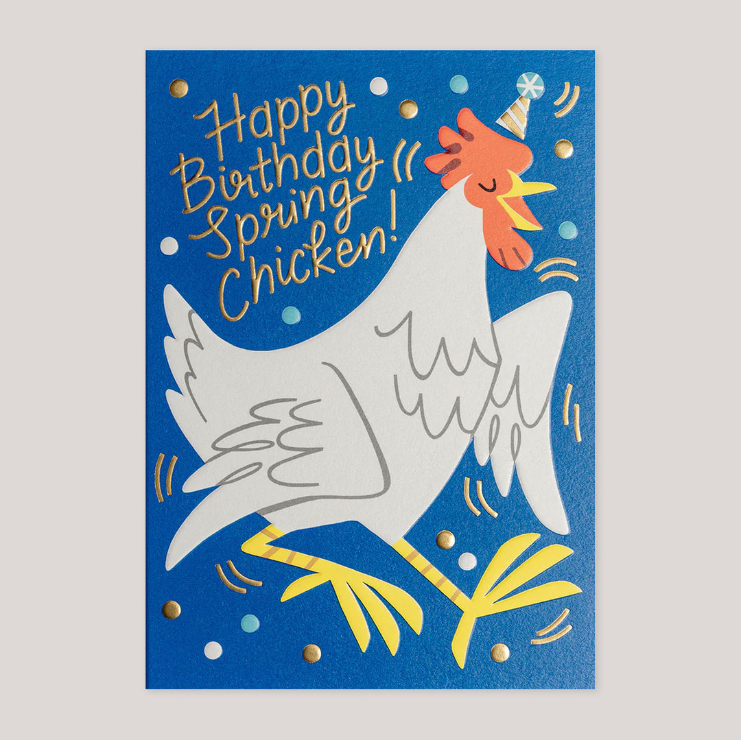 Mei Støyva For Lagom | Spring Chicken Birthday Card – Colours May Vary