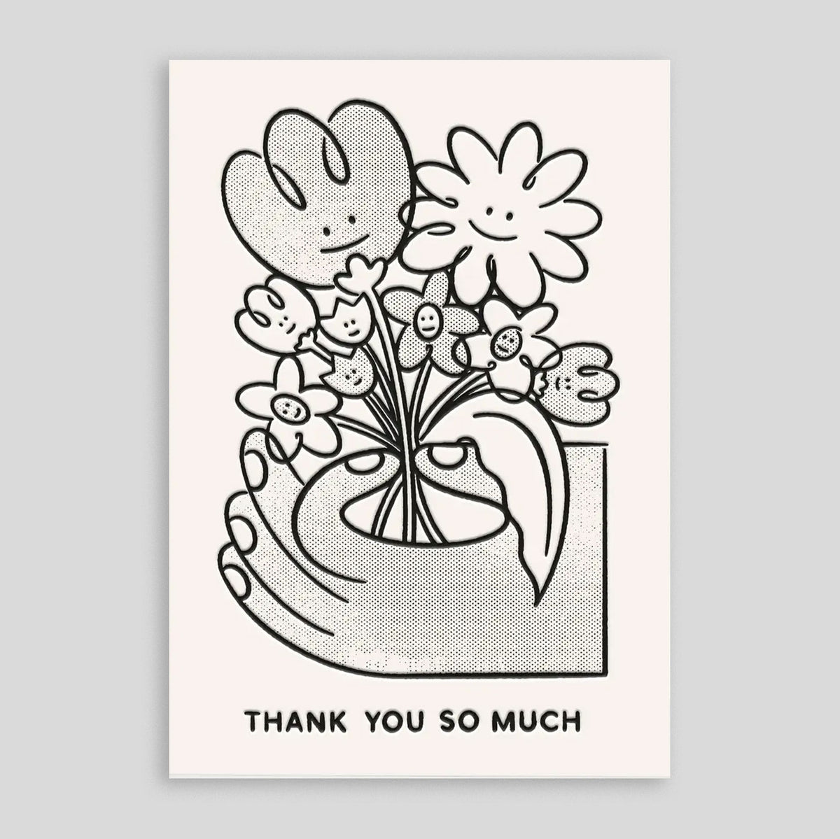 Steve Gavan For Studio Boketto | Thank You Flowers Card – Colours May Vary