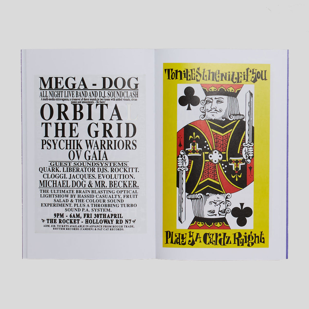 London Rave Flyers 1990-1996 – Colours May Vary